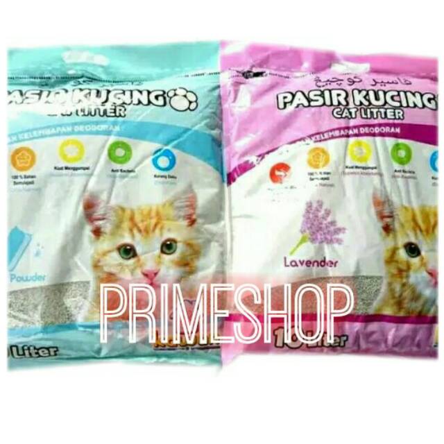Jual PASIR KAWAN 10Lt (pasir gumpal wangi/pasir bentonite/pasir kucing ...