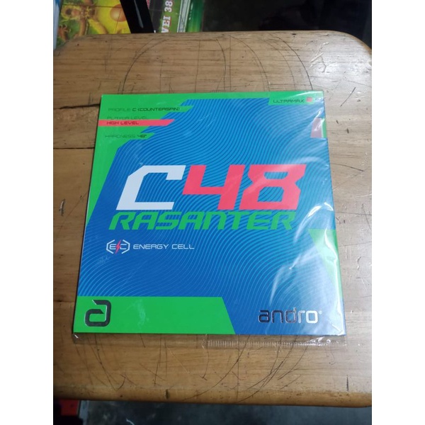 Jual KARET TENIS MEJA ANDRO NEW RASANTER C48 ORIGINAL | Shopee Indonesia