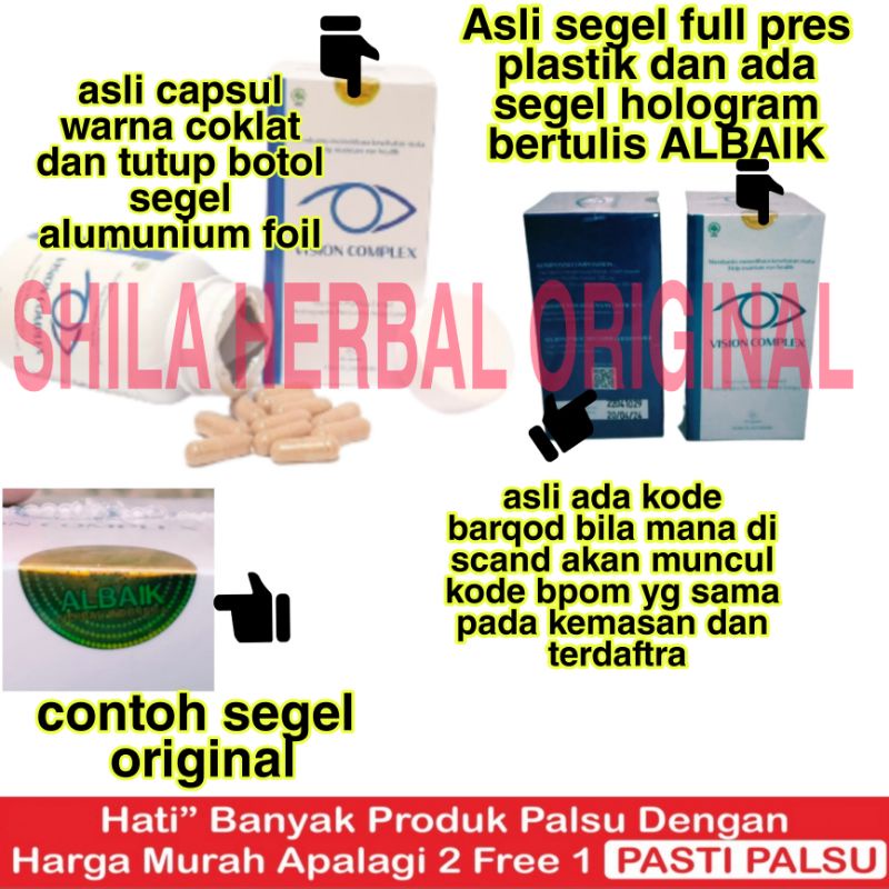 Jual VISION COMPLEX ASLI ORIGINAL OBAT MATA RABUN PLUS MINUS KATARAK ...