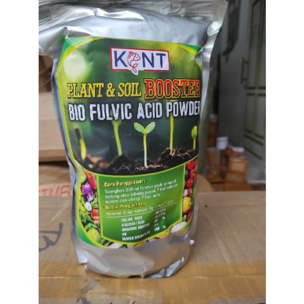 Jual BIO FULVIC ACID POWDER 1Kg (Fulvic Acid 95%) PLANT & SOIL BOOSTER ...