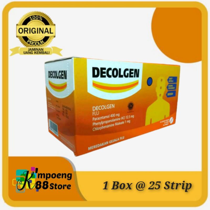 Jual DECOLGEN 1 Box @ 25 Strip | Shopee Indonesia