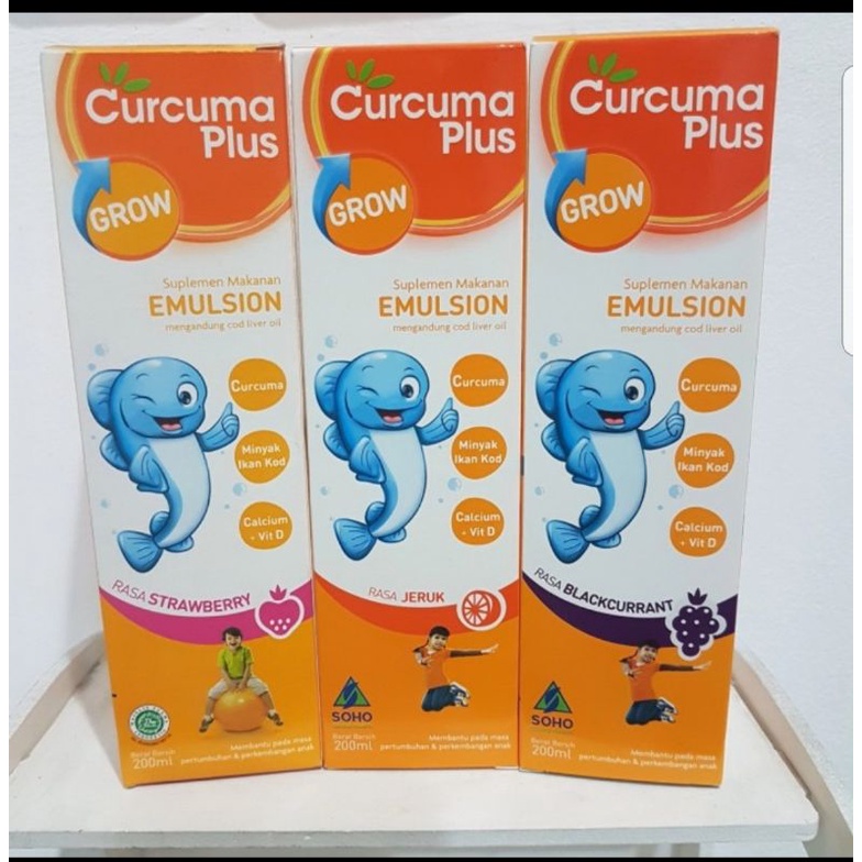 Jual Curcuma Plus GROW Emulsion 200ml | Shopee Indonesia