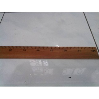 Jual Penggaris Kayu Untuk Bahan Jahit/Untuk Praktek Sekolah - Penggaris ...