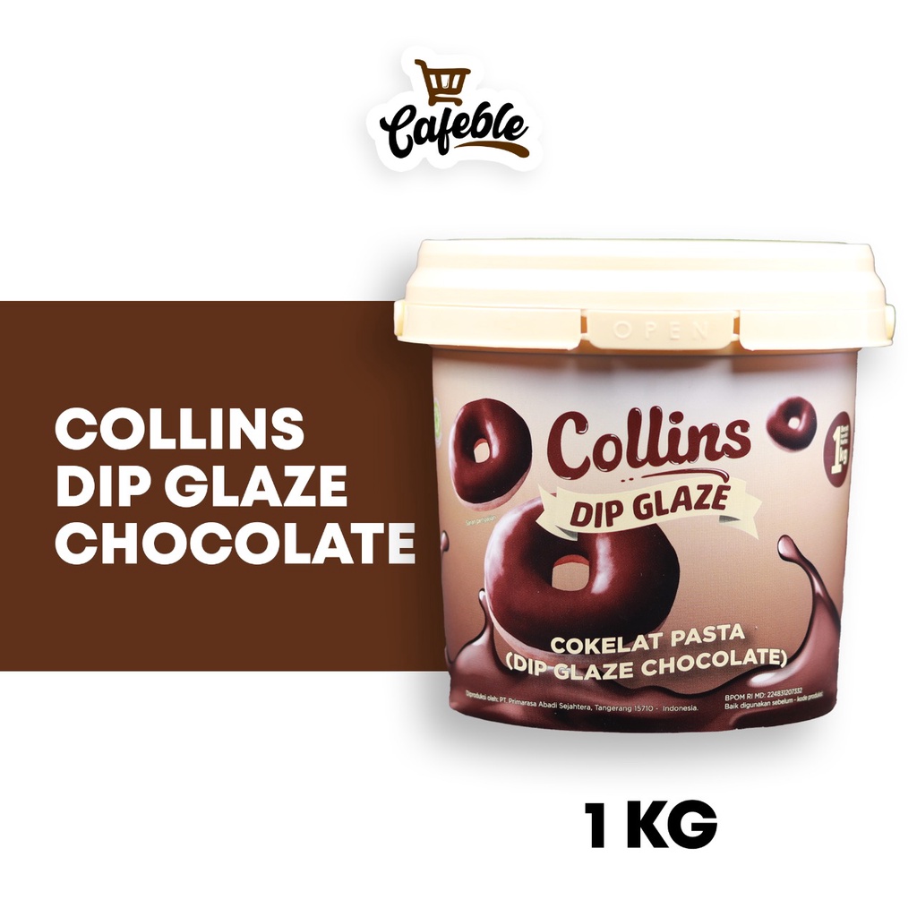 Jual Collins Dip Glaze Cokelat kemasan 1 kg | Shopee Indonesia