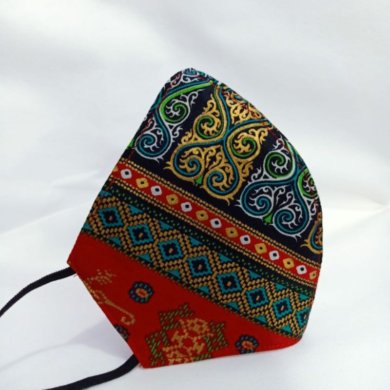 Jual Masker Kain Motif Batik - 3ply dengan Filter SpunBond (Earloop ...