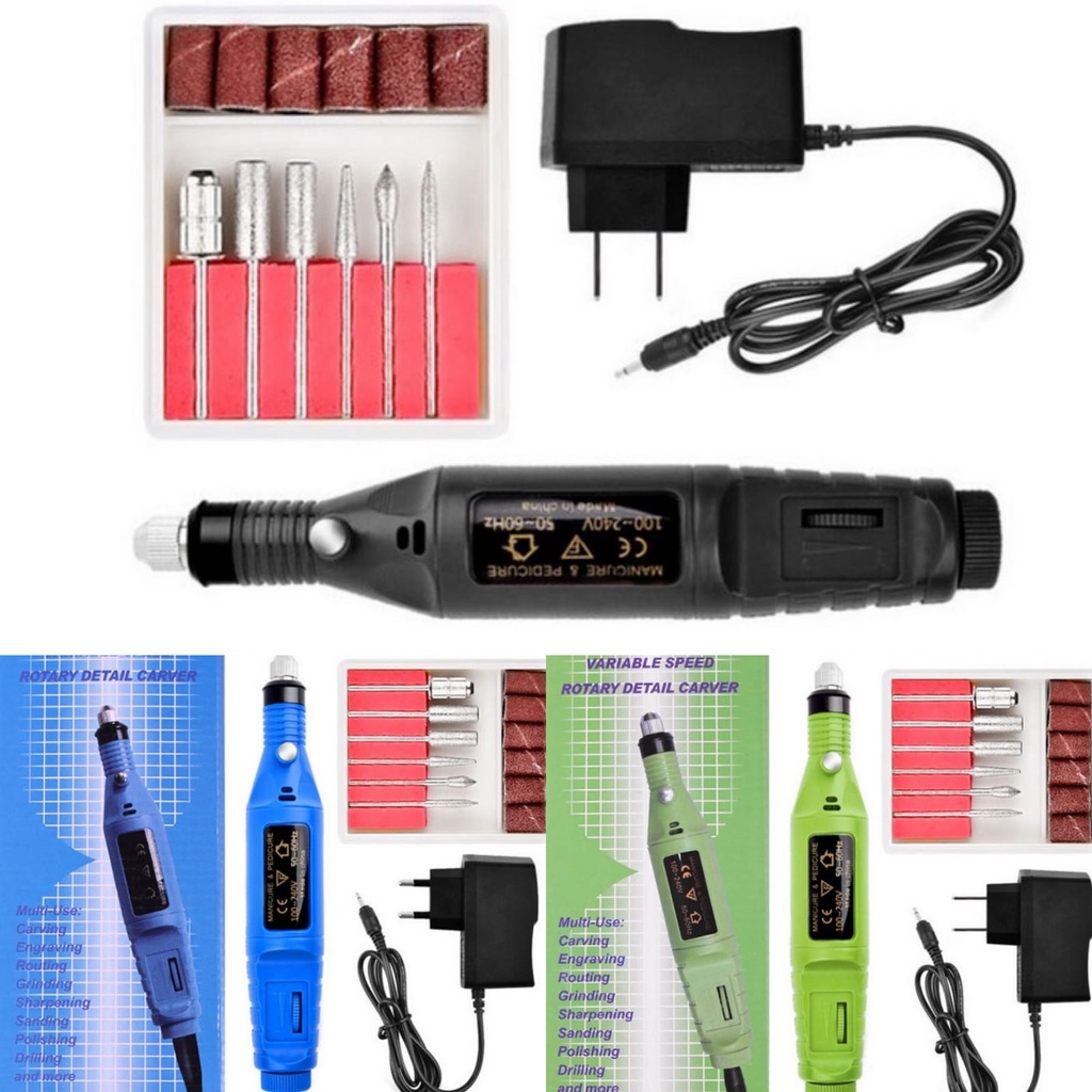 Jual Mesin Grinder Bor Mini Pen Grafir Ukir Nail Art | Shopee Indonesia
