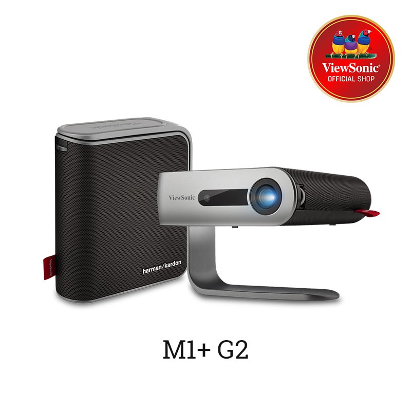 ViewSonic M1+_G2 Smart LED Portable Projector | Harman Kardon® | Bluetooth&WiFi | USB-C ...