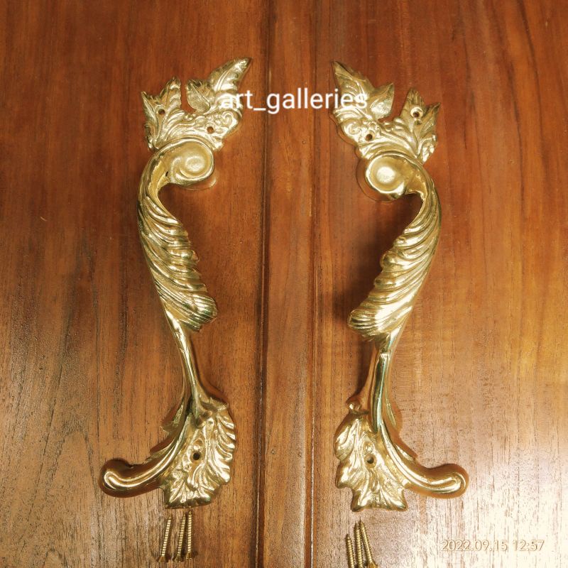 Jual Handle pintu antik motif daun akar diameter 28cm. | Shopee Indonesia