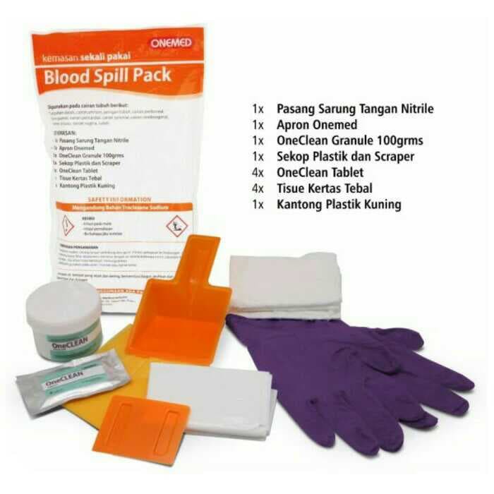 Jual Spill Kit Pack Pembersih darah/cairan infeksius Pembersih Corona ...
