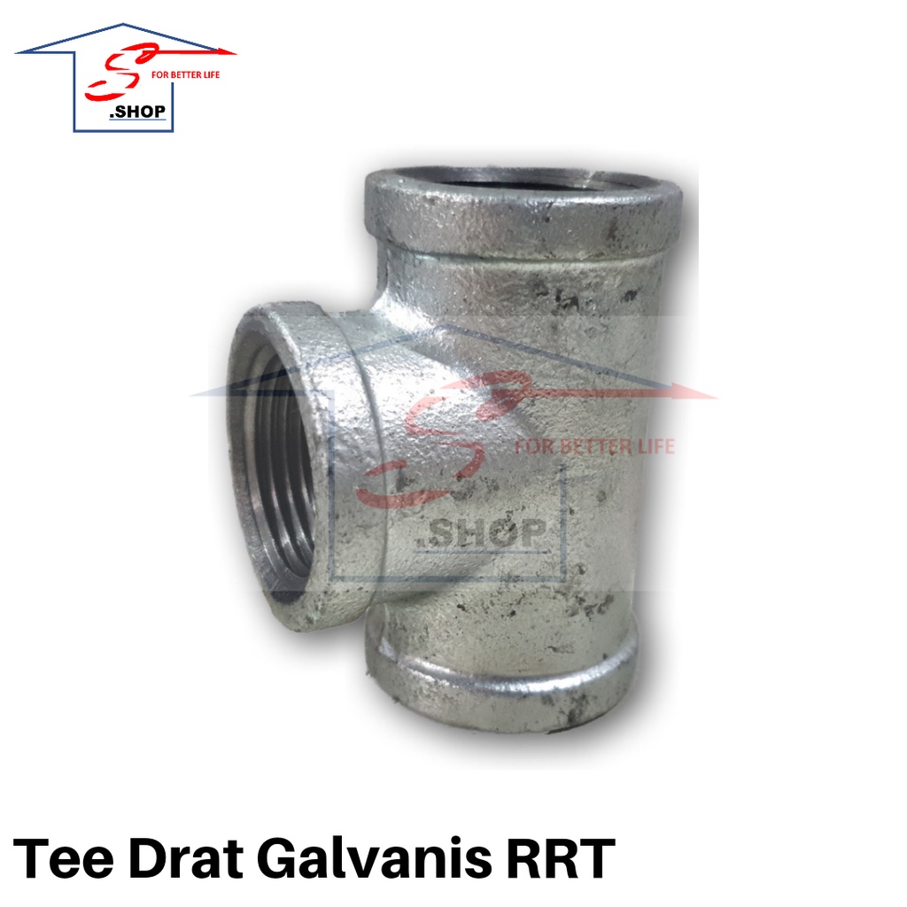 Jual Tee Galvanis Drat / T Galvanis Drat RRT 2" 2 Inchi | Shopee Indonesia