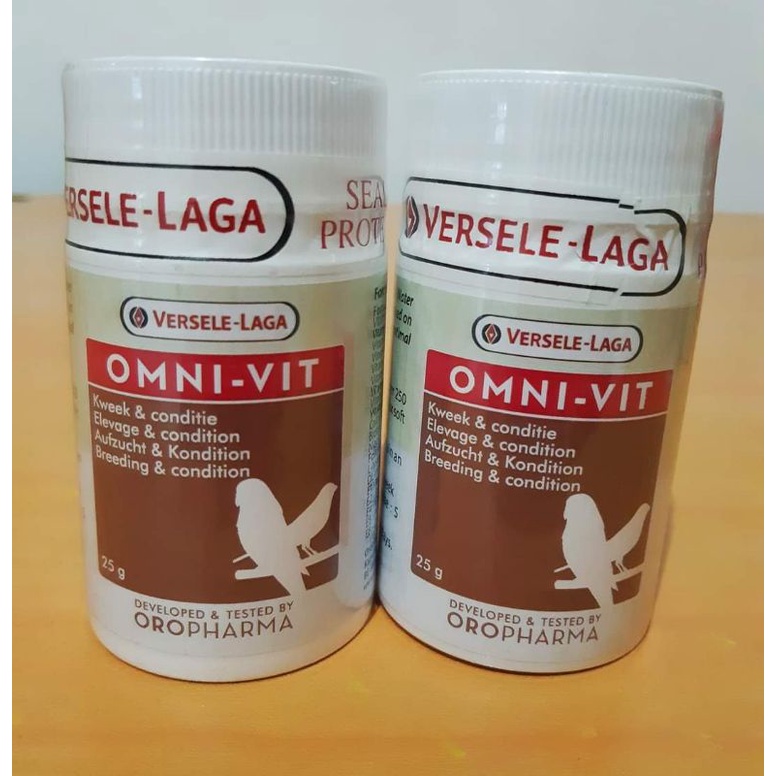 Jual OMNI-VIT 25gram versele laga vitamin breeding ternak burung ...