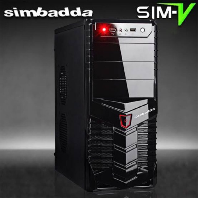 Jual Casing Simbadda Sim V Plus Psu 380w mulus no minus Like New Murah | Shopee Indonesia
