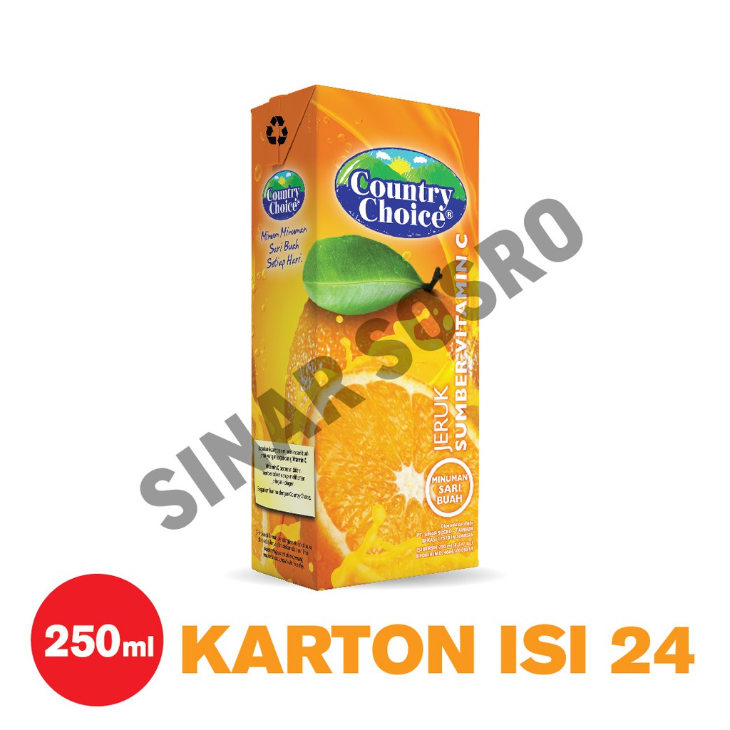 Country Choice Orange 250 ML isi 24pcs | Shopee Indonesia