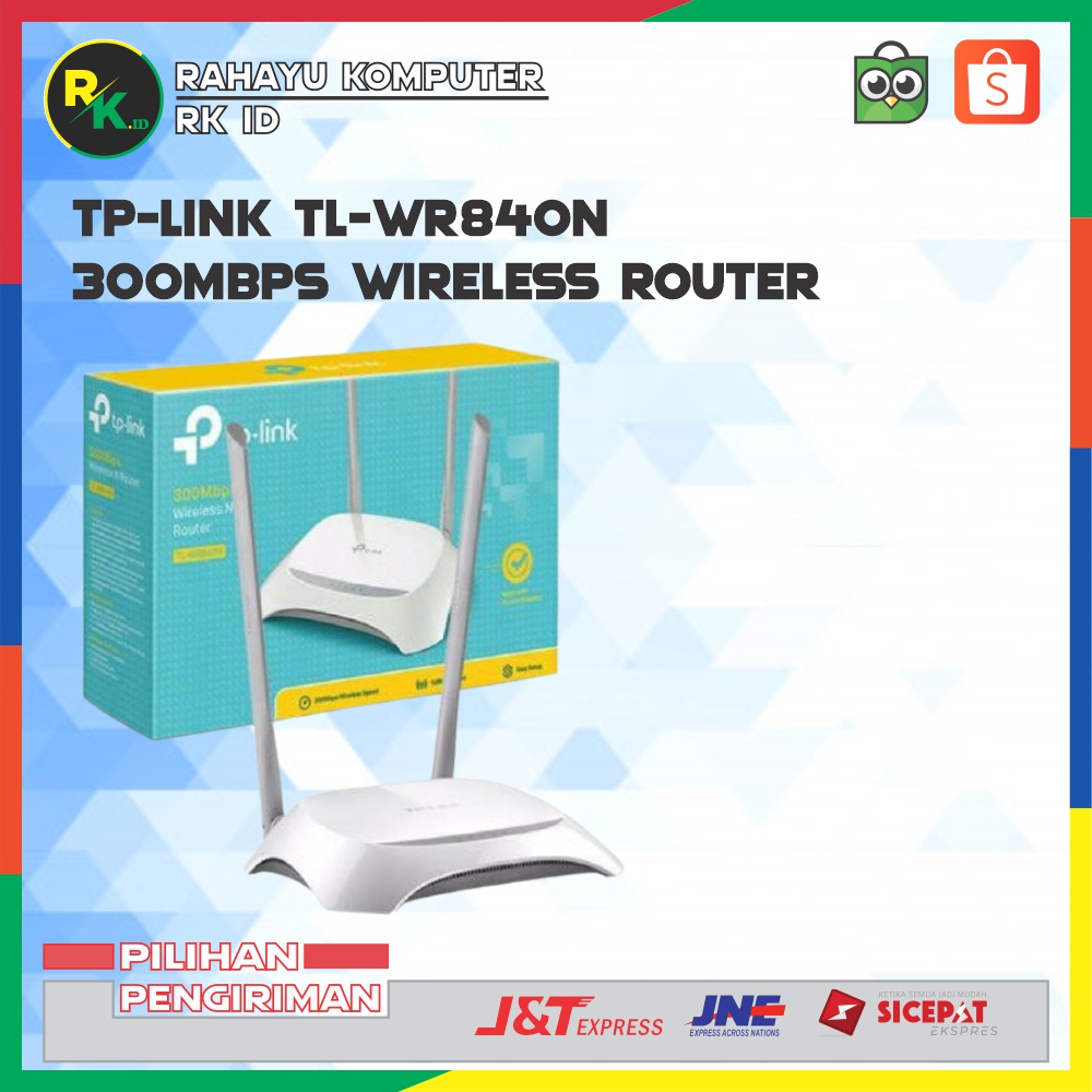 Jual Tp-Link TL-WR840N 300Mbps Wireless N Speed Router WiFi 840 840n ...