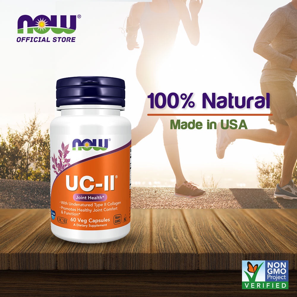 Jual NOW Supplements, UC-II UC II Type II Collagen with Undenatured Type II Collagen, 60 Veg ...