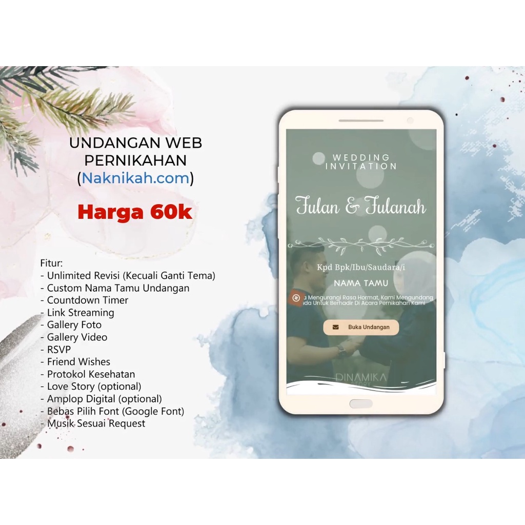 Jual Undangan Digital Website Invitation | Web Wedding Pernikahan ...