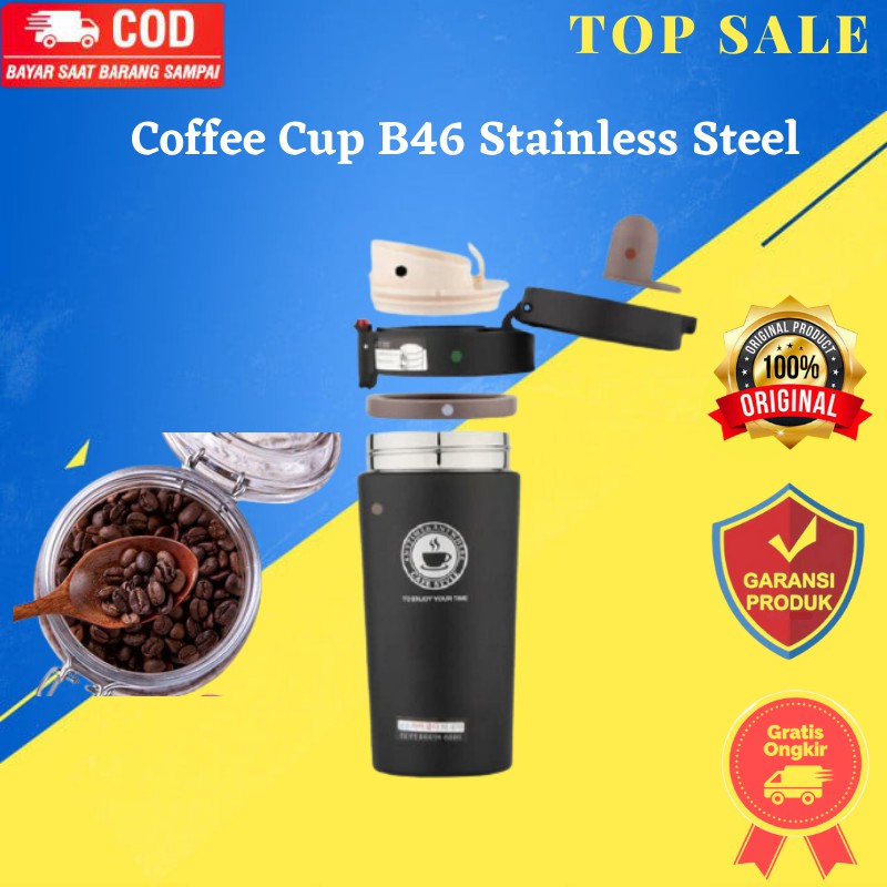 Jual Termos Kopi ORIGINAL / Travel Mug Coffee Tahan Air Panas & Dingin ...