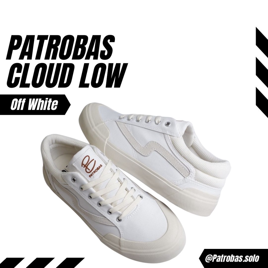 Jual Patrobas Cloud Low Off White Original | Shopee Indonesia