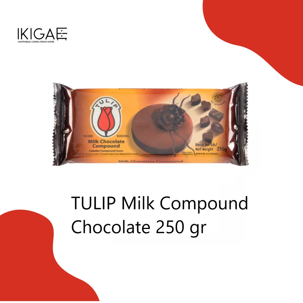 Jual Tulip Milk Chocolate Compound Cokelat Masak Cokelat Baking 250