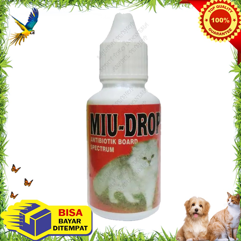 Jual Miu Drop Antibiotik Kucing 30ml | Shopee Indonesia
