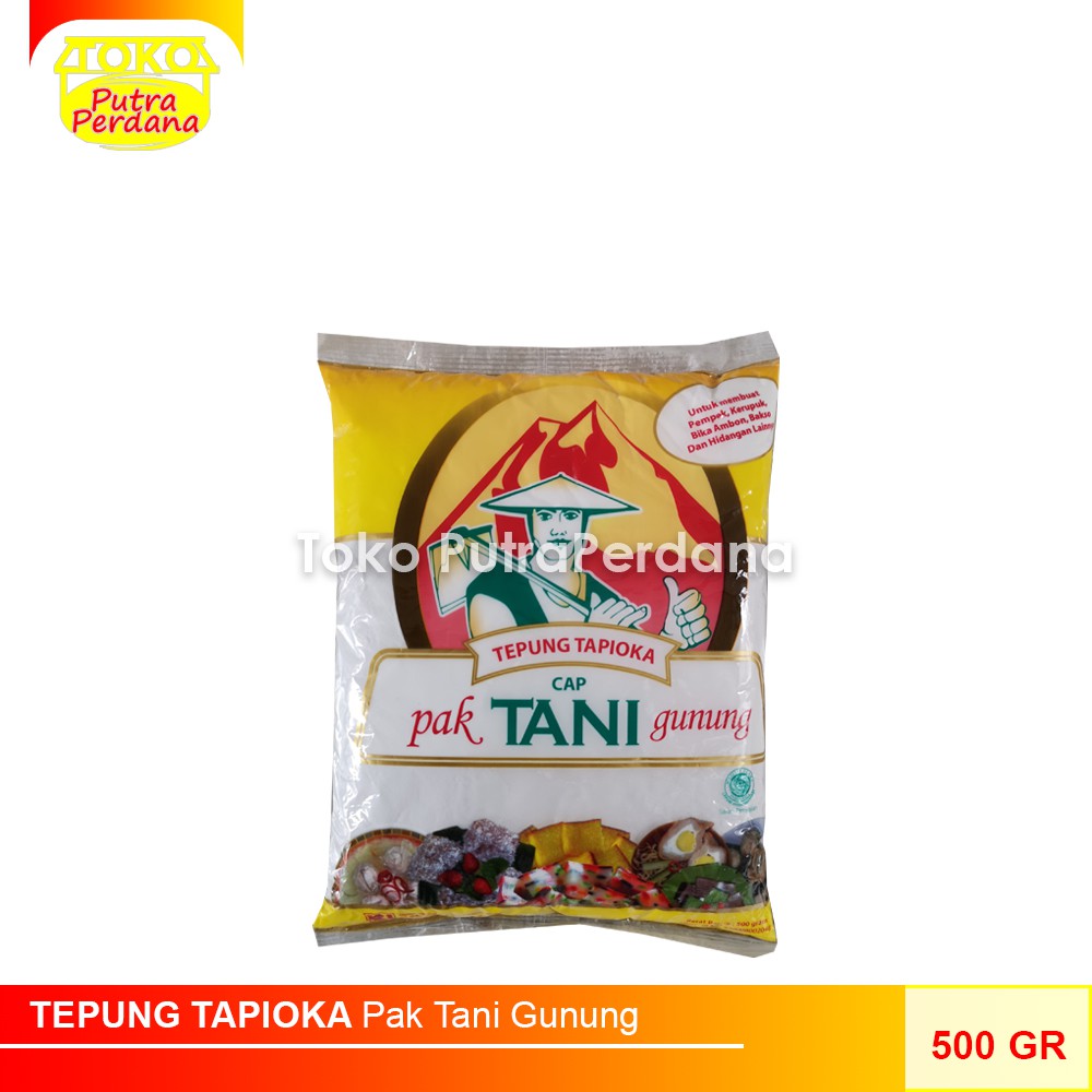 Jual TEPUNG TAPIOKA Pak Tani Gunung 500gr Indonesia|Shopee Indonesia