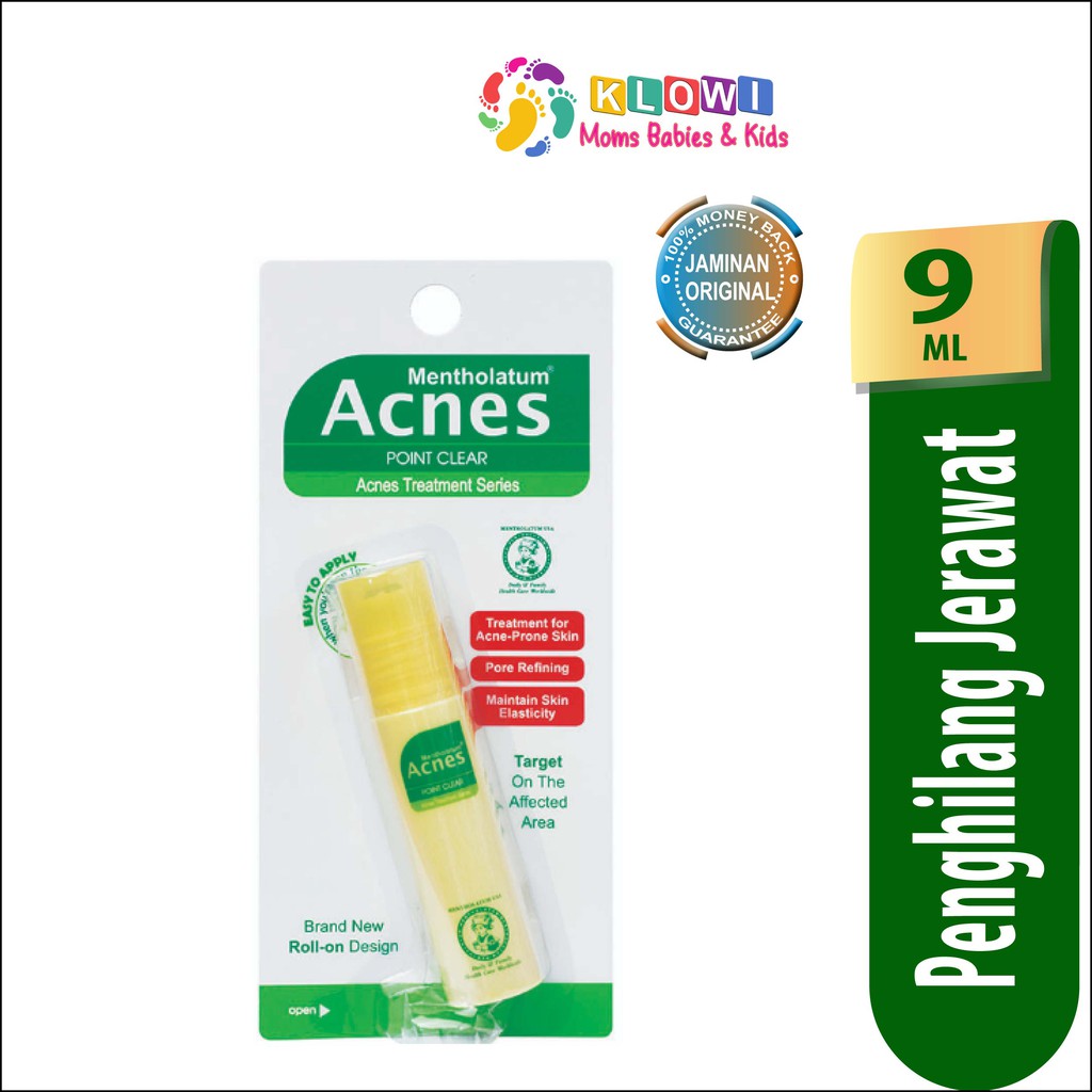 ACNES POINT CLEAR 9ML / ACNE GEL / ROLL ON / ACNE CARE / PENGHILANG ...