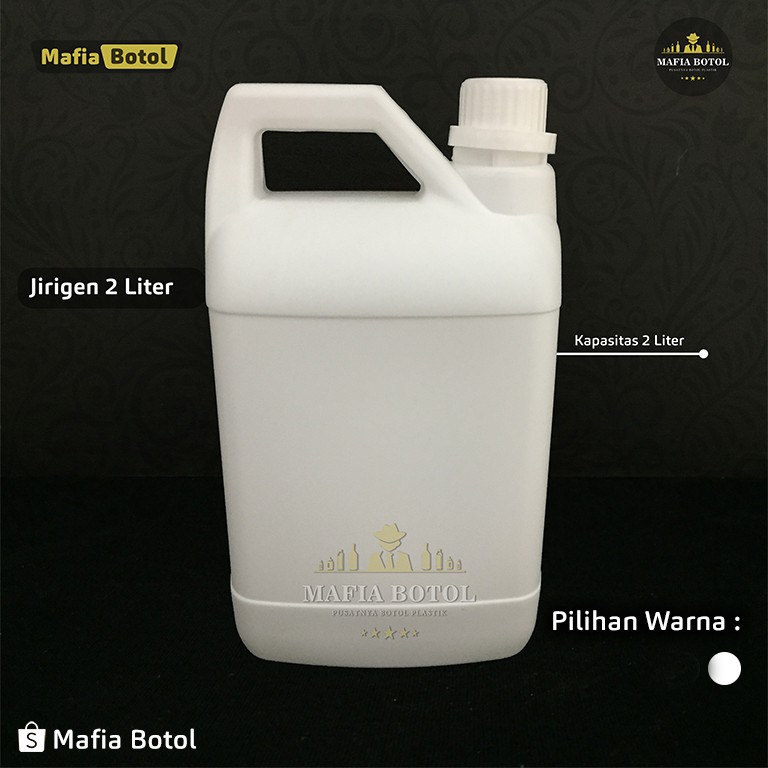 Jual Botol Jerigen Jirigen Jirgen Dirigen Jerrycan 2 dua liter ltr 2000 ...