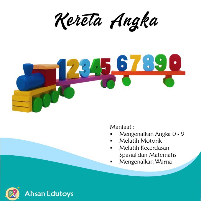 Jual Mainan edukasi Kereta Angka | Shopee Indonesia