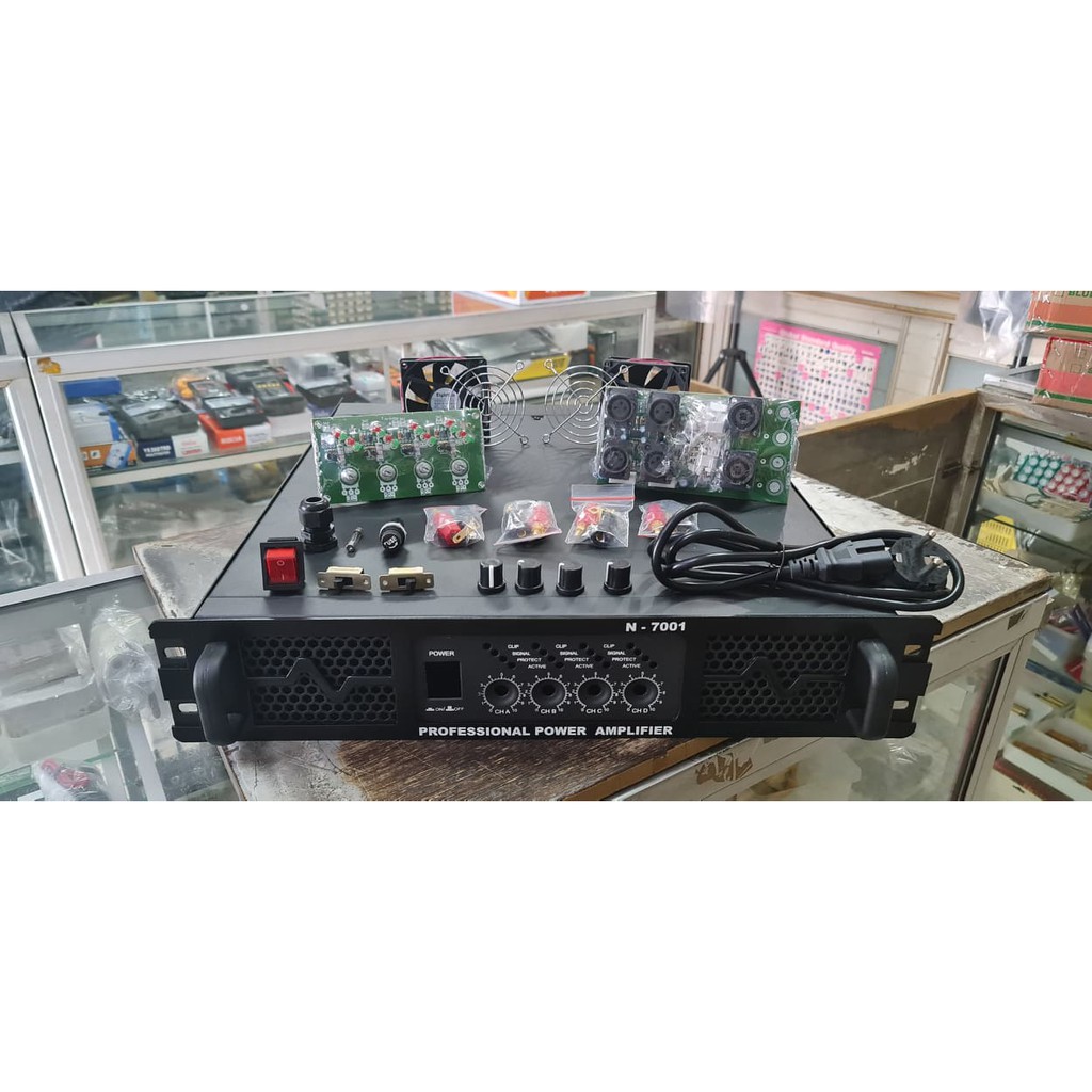 Jual Box Power N7001 4ch 2u Komplit Aksesoris Indonesia|Shopee Indonesia