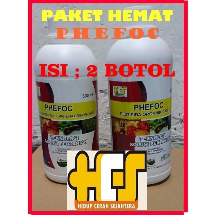 Jual 2 Botol PHEFOC HCS Pestisida Fungisida Herbisida Insektisida ...