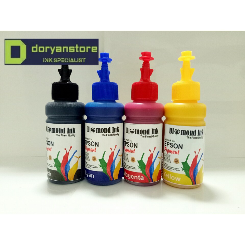 Jual Tinta Pigment Epson Diamond Ink L310 L220 L360 L365 L1300 (1 Paket ...