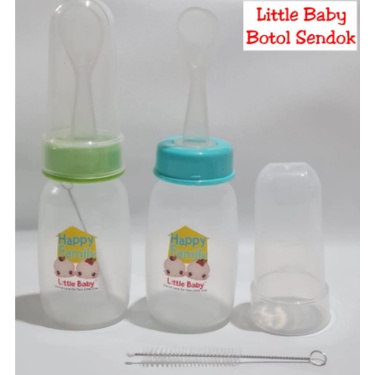 Jual Little Baby Botol Sendok Weaning Spoon Bottle 120ml | Alat MPASI ...