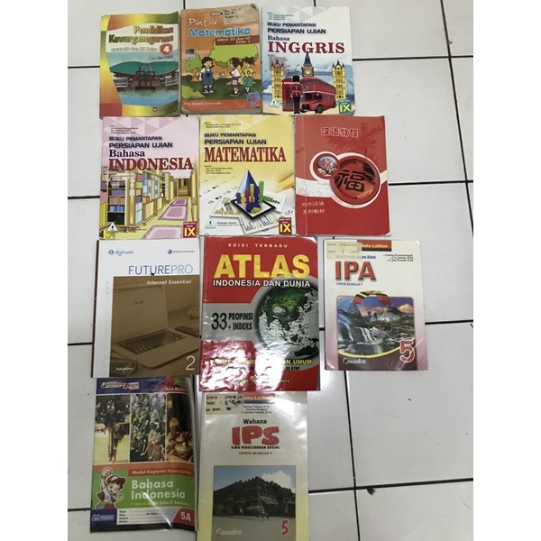 Jual CUCI GUDANG BUKU PELAJARAN PKN, MATEMATIKA, PEMANTAPAN PERSIAPAN UJIAN, IPS, BAHASA ...