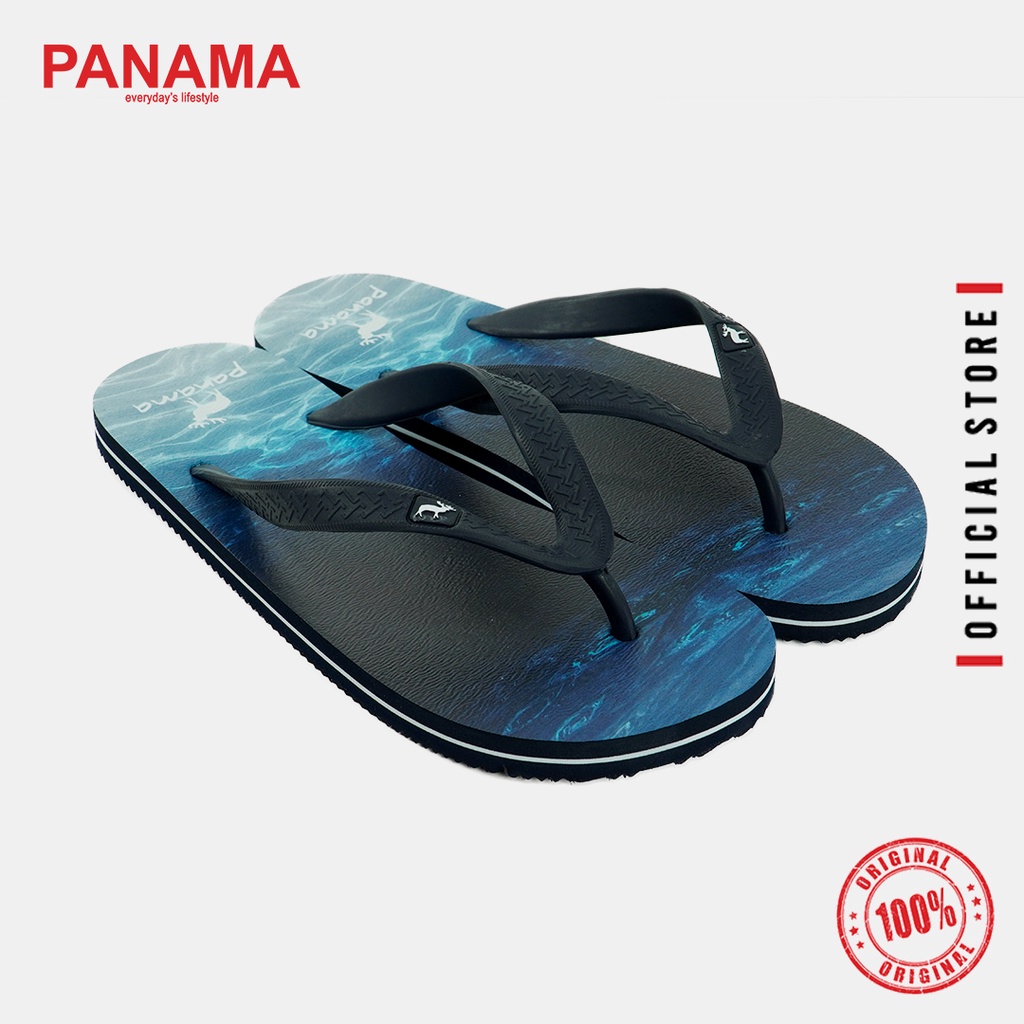 Jual Panama Sandal Ocean Men Navy / Navy | Shopee Indonesia