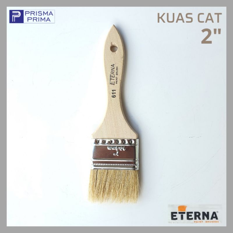 Jual Kuas Cat ETERNA 611 Paint Brush 2 INCH Tembok Kayu Besi tipis Per PCS | Shopee Indonesia