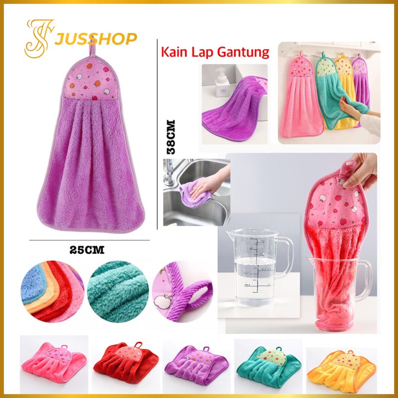 Jual Kain Lap Tangan Gantung Hand Towel Motif Handuk Lap Tangan Model ...