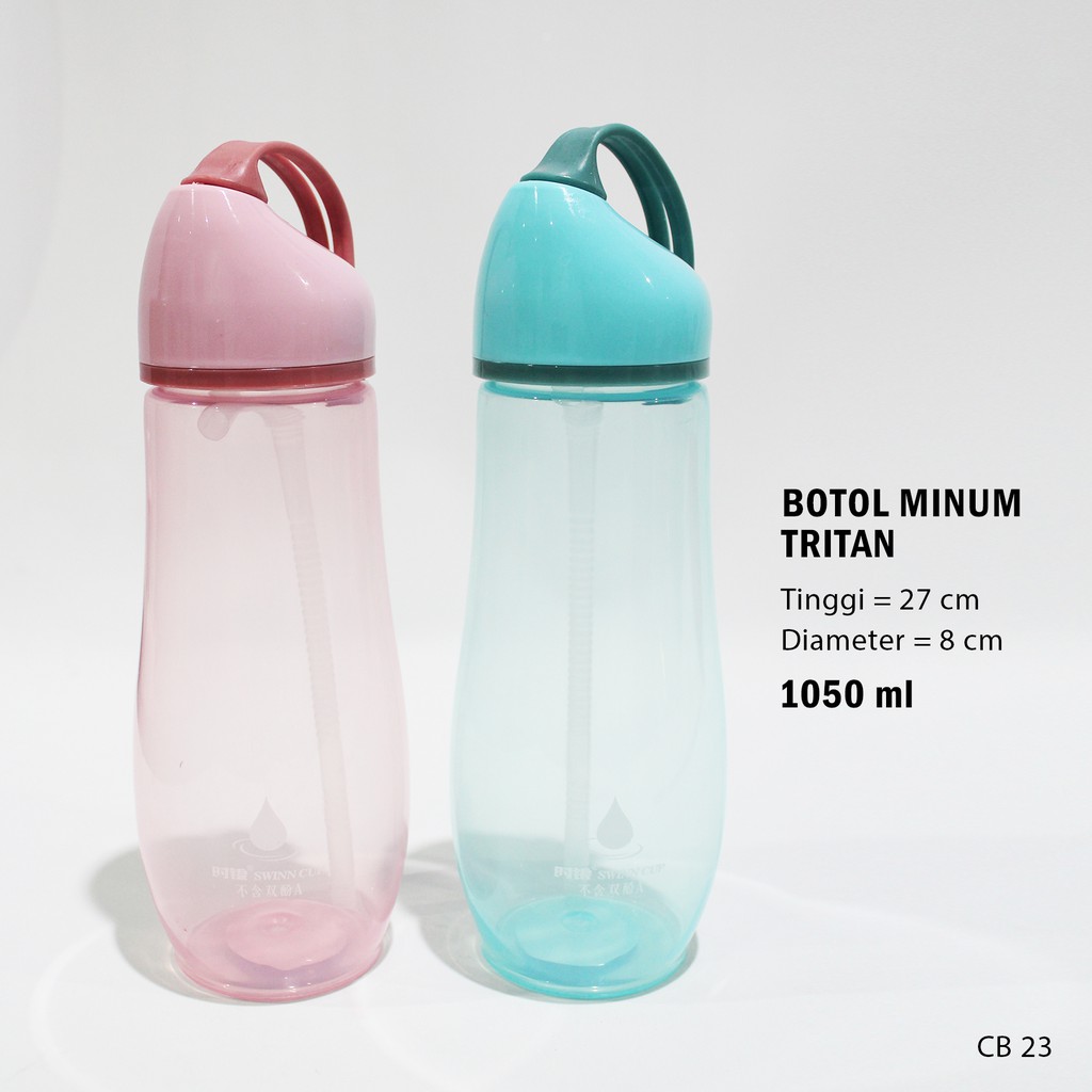 Jual Botol Minum Sedotan / Termos Air 1 Liter / Botol Tumbler (VCB23 ...