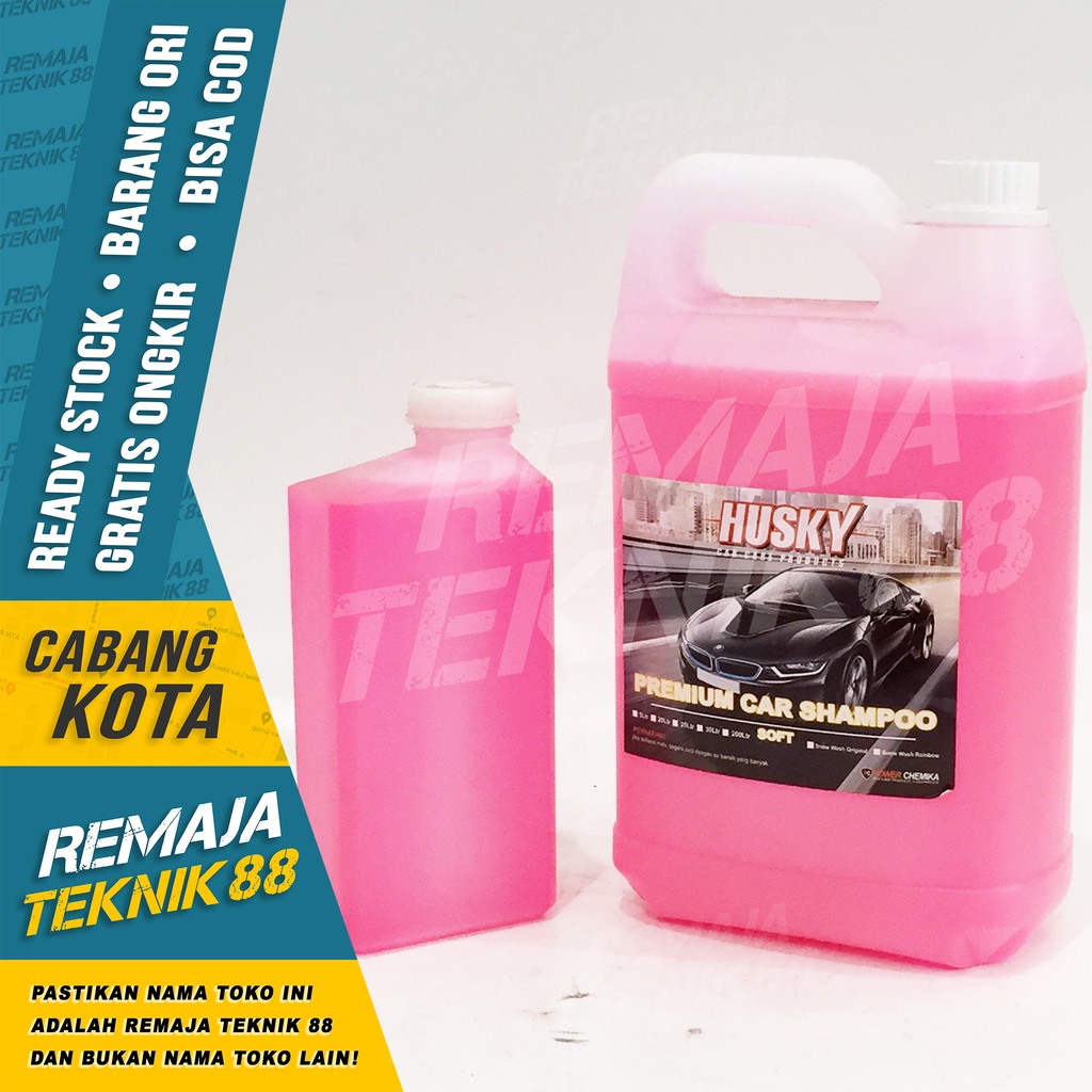 Jual SHAMPOO MOBIL WAX & SABUN SNOW / CUCI MOBIL MOTOR / 1 LITER 1L ...