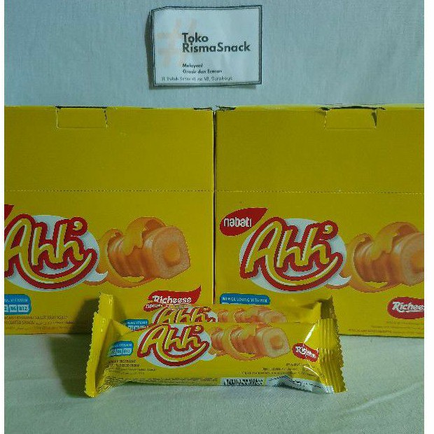 Jual Richeese Ahh Nabati kemasan (20pcs x 5,5gr) | Shopee Indonesia
