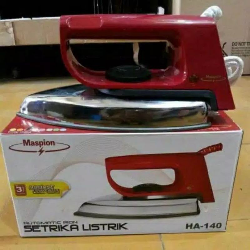 Jual MASPION SETRIKA HA 140 dan Setrika Listrik Dry Iron National ...