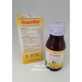 Jual Anacetine Sirup 60 ml Untuk Batuk & Flu Anak Obat Batuk Pilek ...