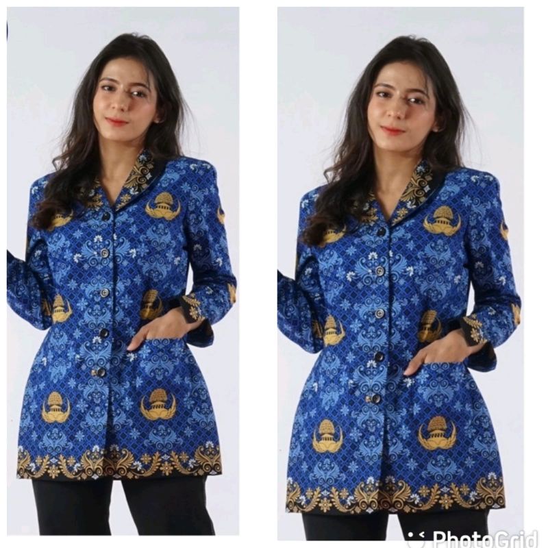 Jual korpri seragam korpri batik korpri terbaru 2022 baju korpri | Shopee Indonesia