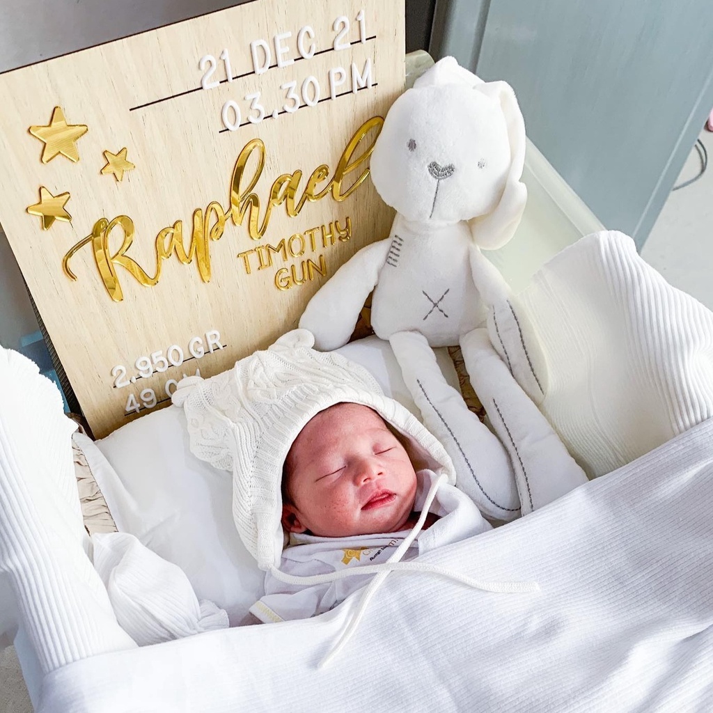 Jual ESHAN HOSPITAL BOARD | Baby Announcement Newborn Papan Nama Bayi ...