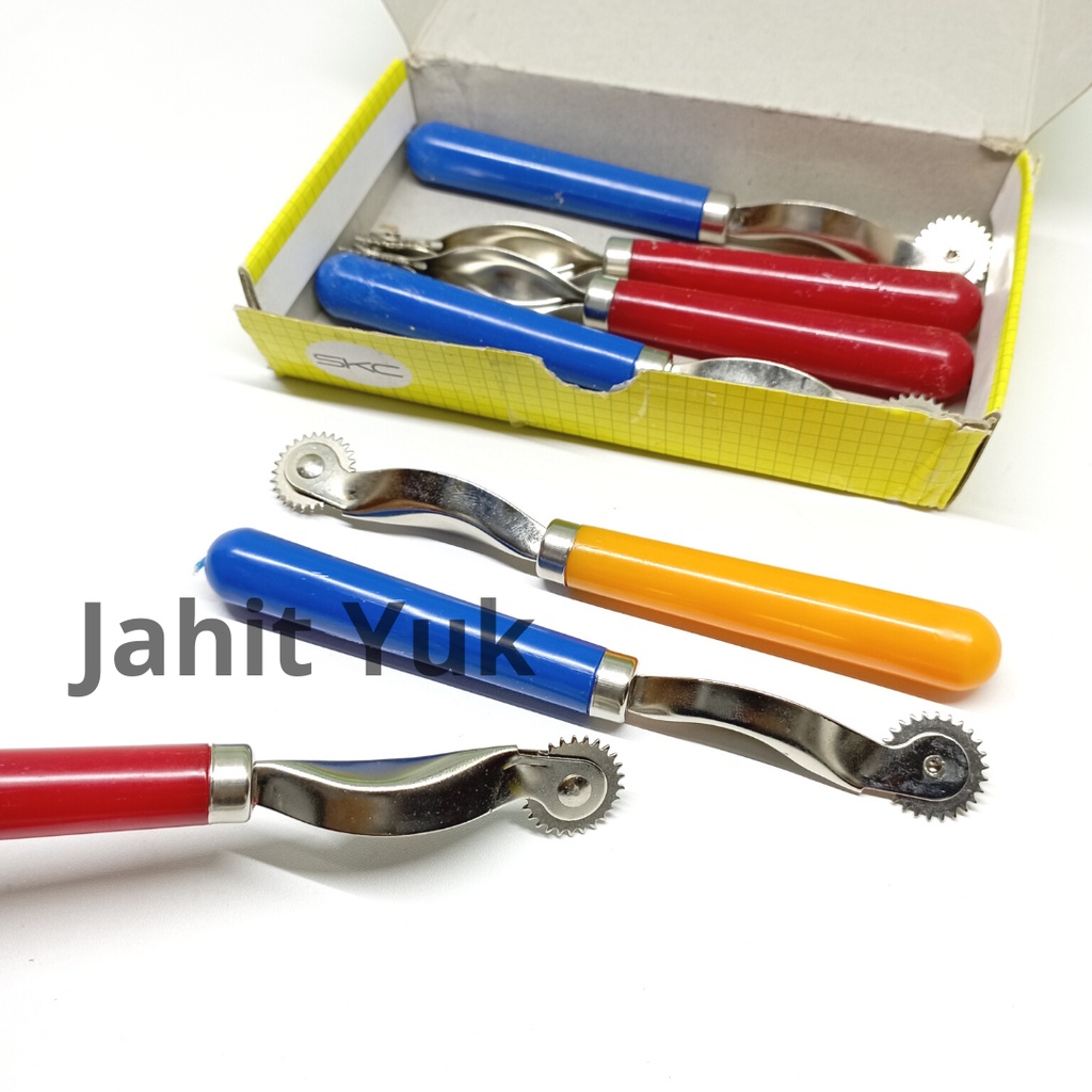 Jual Rader Gerigi / Alat Penanda Bahan / Round TRACING WHEEL | Shopee ...