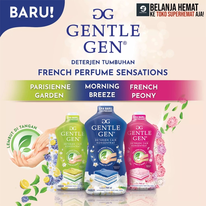 Jual GENTLE GEN - Detergen Cair All Variant - Botol 750 mL | Shopee ...