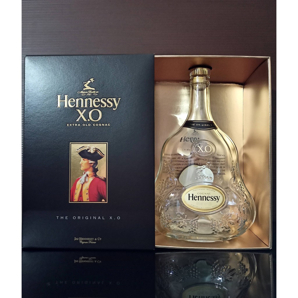 Jual Botol bekas miras Hennessy XO 1 Liter + Box | Shopee Indonesia