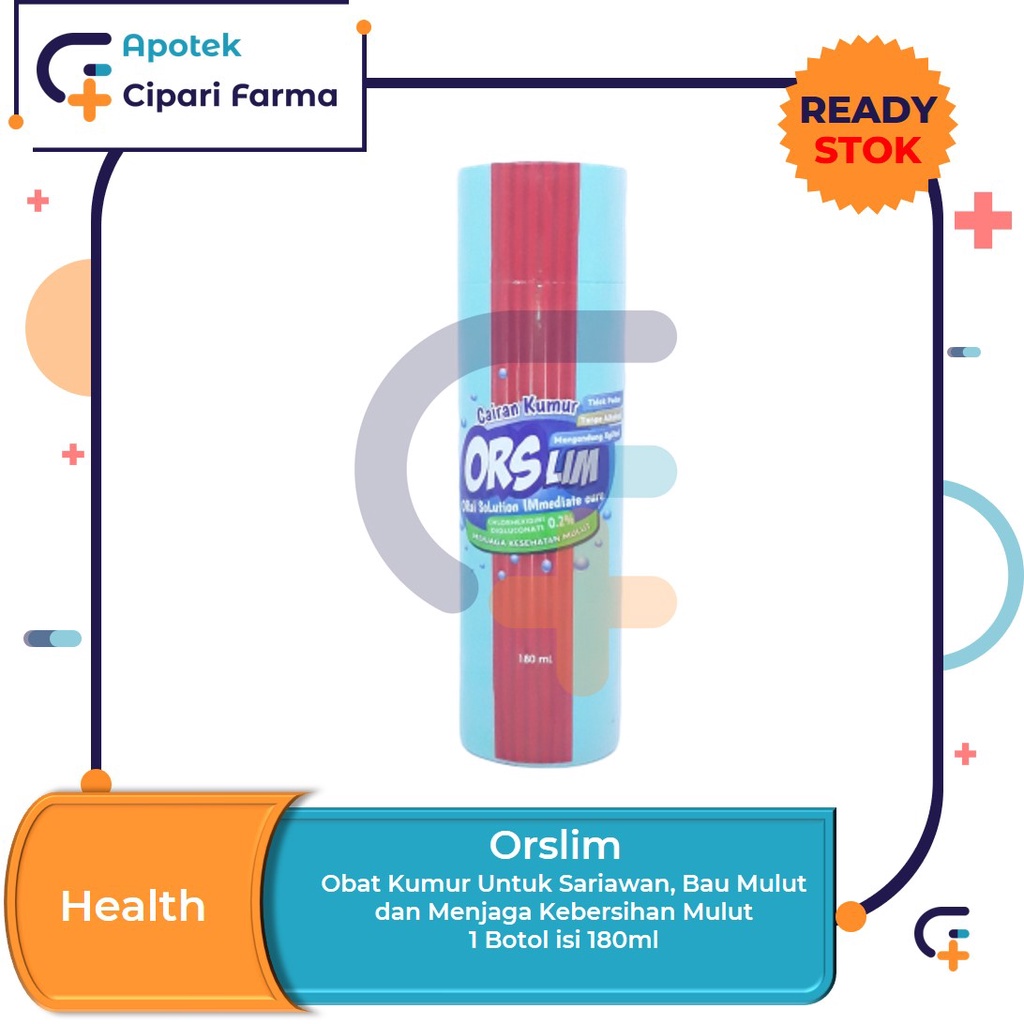Jual Orslim Obat Kumur Mencegah Masalah Mulut | Sariawan | Bau Mulut ...