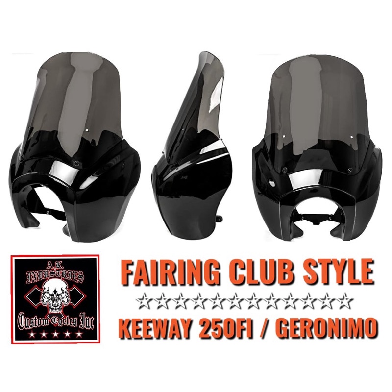 Jual Fairing club style Keeway 250Fi/Geronimo | Shopee Indonesia