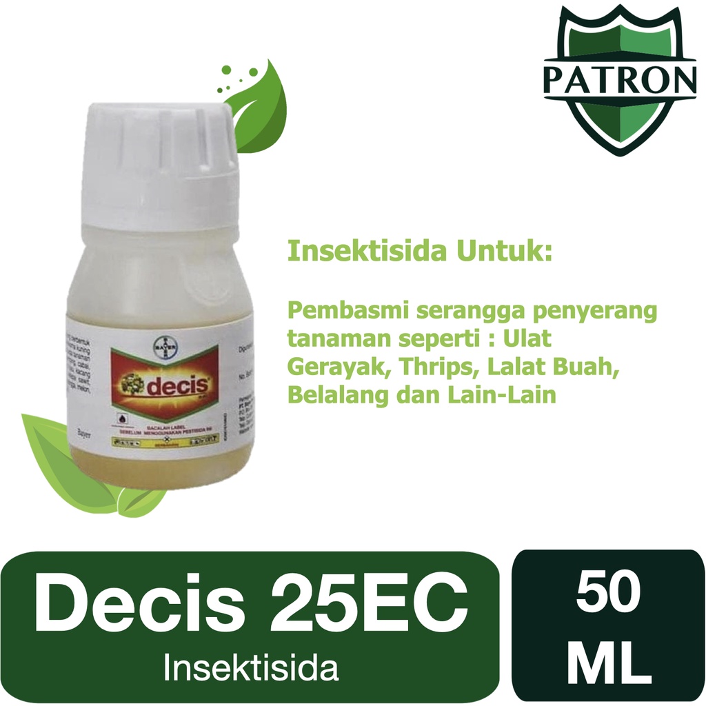 Jual Decis 25 EC - Insektisida Tanaman - Obat Tanaman - Bayer - 50 ML ...