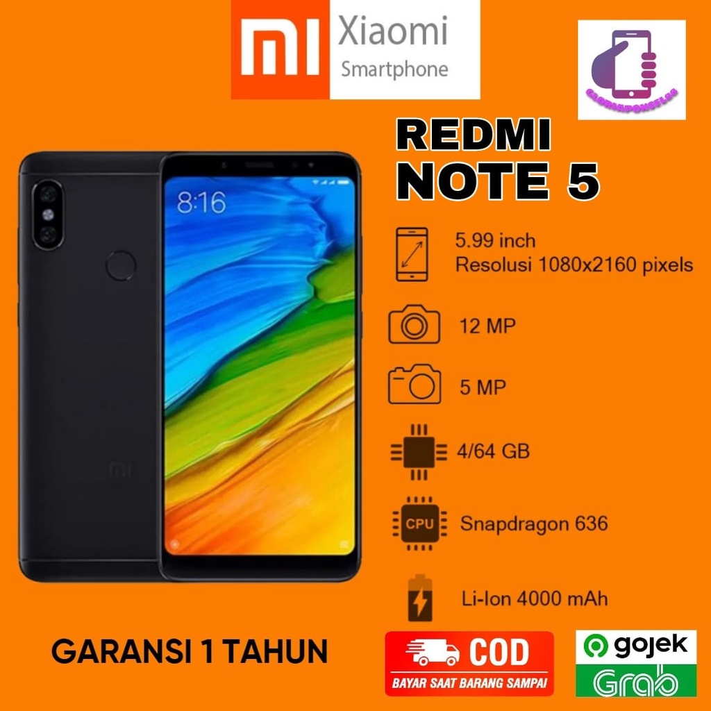 Jual xiomi redmi note 5 Harga Terbaik & Termurah Maret 2023 | Shopee ...